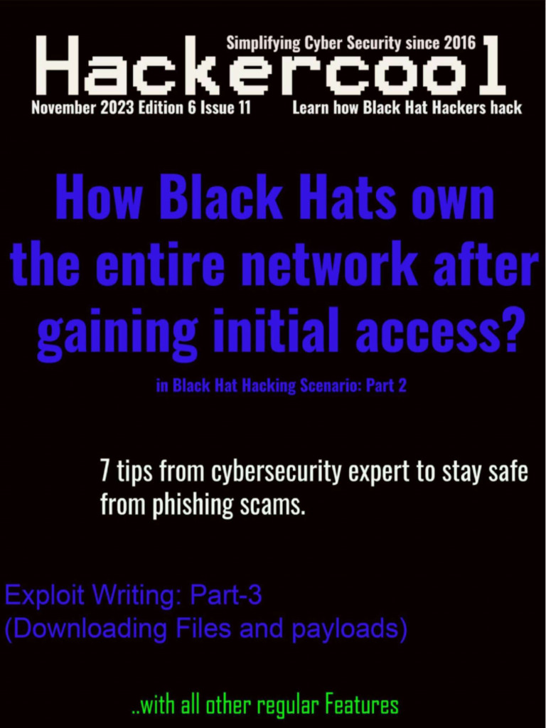 Hackercool Magazine - November 2023 Compressed | PDF | Proxy Server | Network Interface Controller