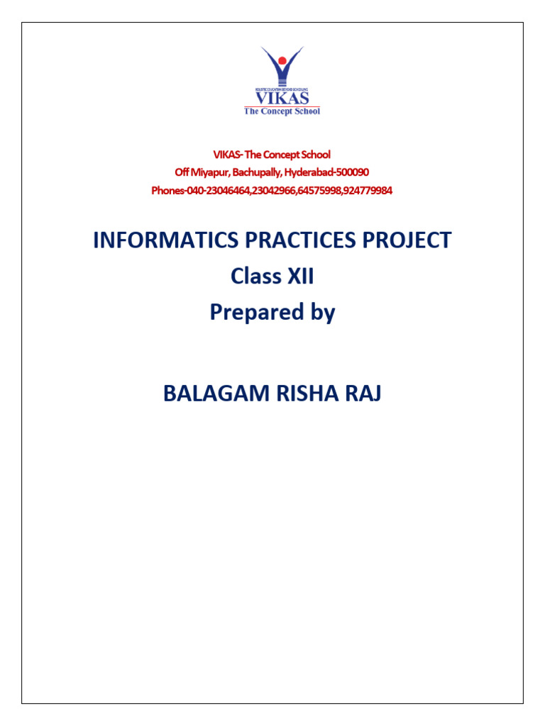 Ip Project Final Pdf Python Programming Language Computer Programming 3060