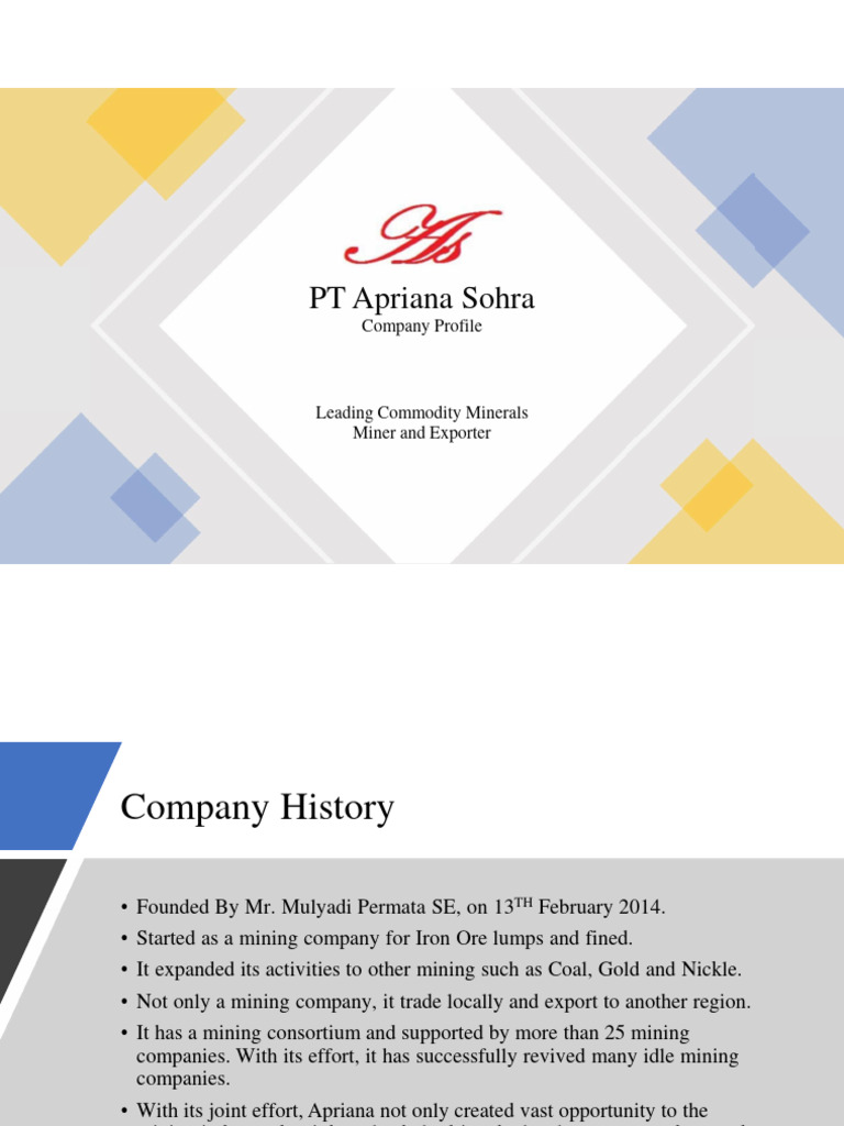 Comprof PT. Apriana Sohra-2 | PDF | Bituminous Coal | Coal