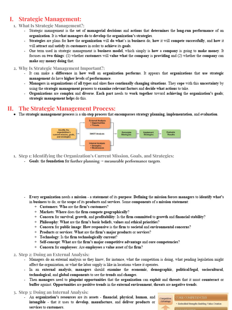Understanding Strategic Management Basics | PDF | Strategic Management ...