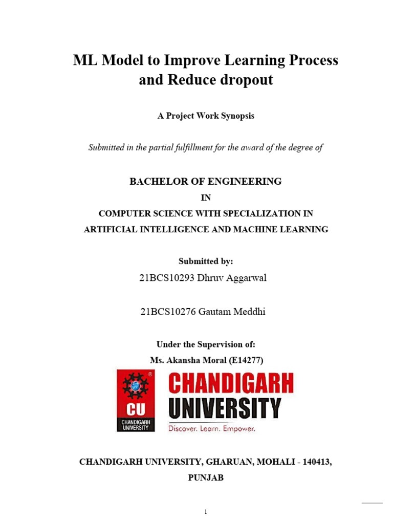 Project Synopsis | PDF | Machine Learning | Usability