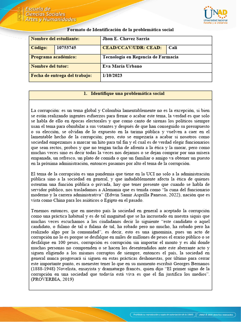 Anexo 1 - Jhon Chavez | PDF | Corrupción política | Soborno
