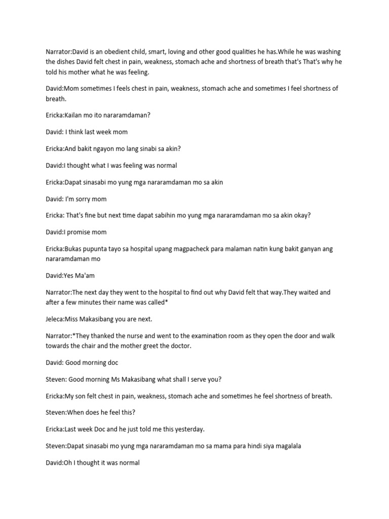 Science Roleplay Script | PDF