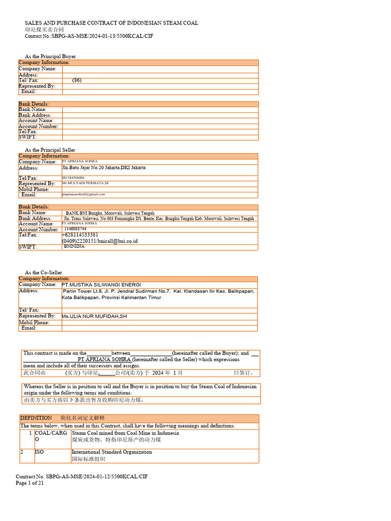 Spa Nar 5500 Cif 95-5 | Download Free PDF | Letter Of Credit | Business