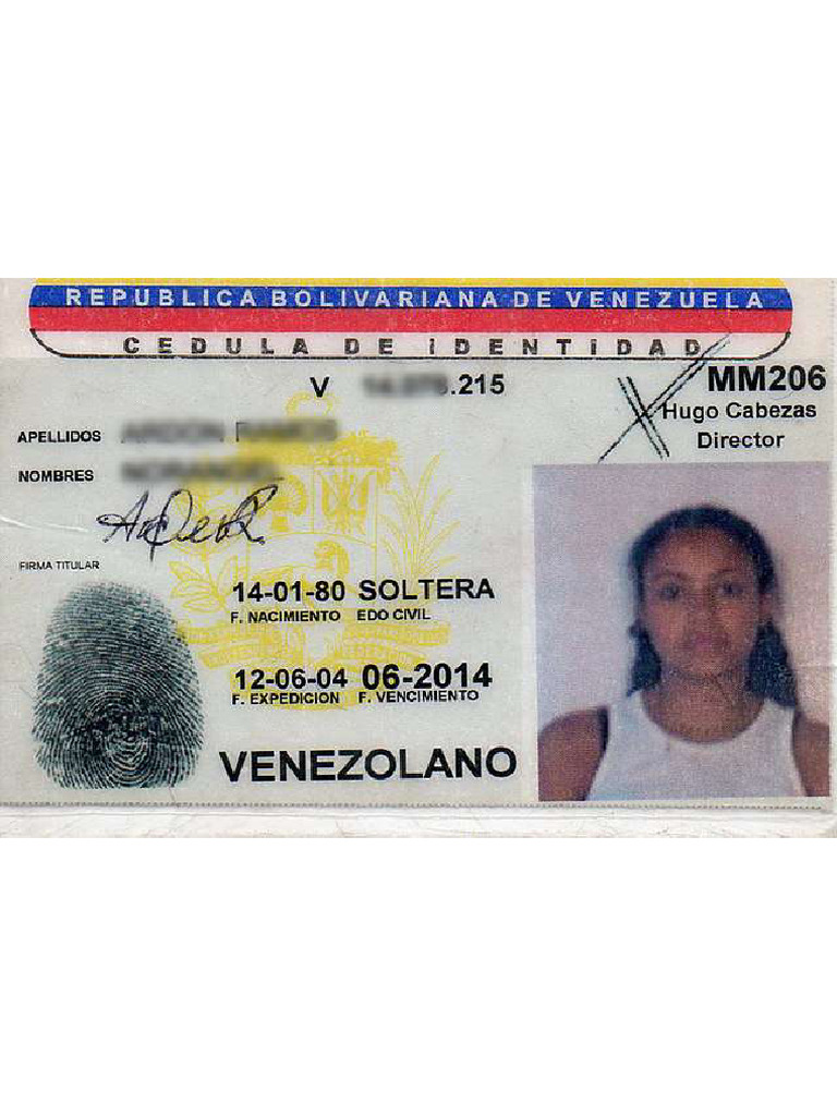 EXAMPLEVENEZUELANID | PDF