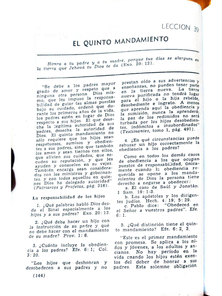 5to Mandamiento | PDF