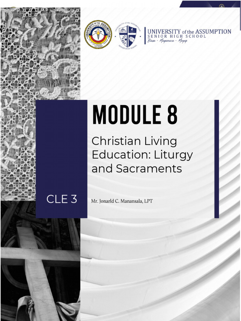Module 8 in Cle 3 | PDF | Eucharist | Confirmation