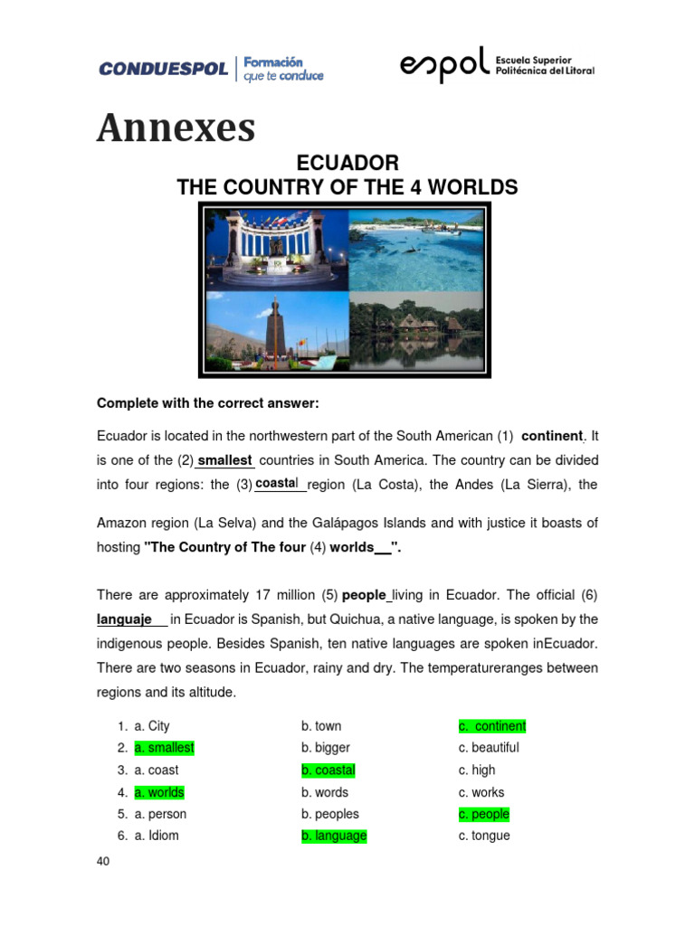 Grupo de Ingles Tarea 3 3 | PDF | Amazon Rainforest | Ecuador