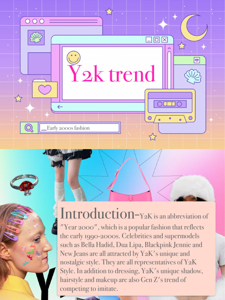 Y2k Trend: Early 2000s Fashion | PDF | Fashion | Human Appearance