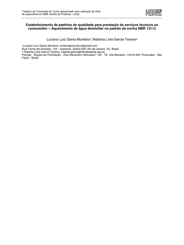 TCC Luciano Monteiro - Gestão de Projetos USP Esalq Versão Final | PDF ...
