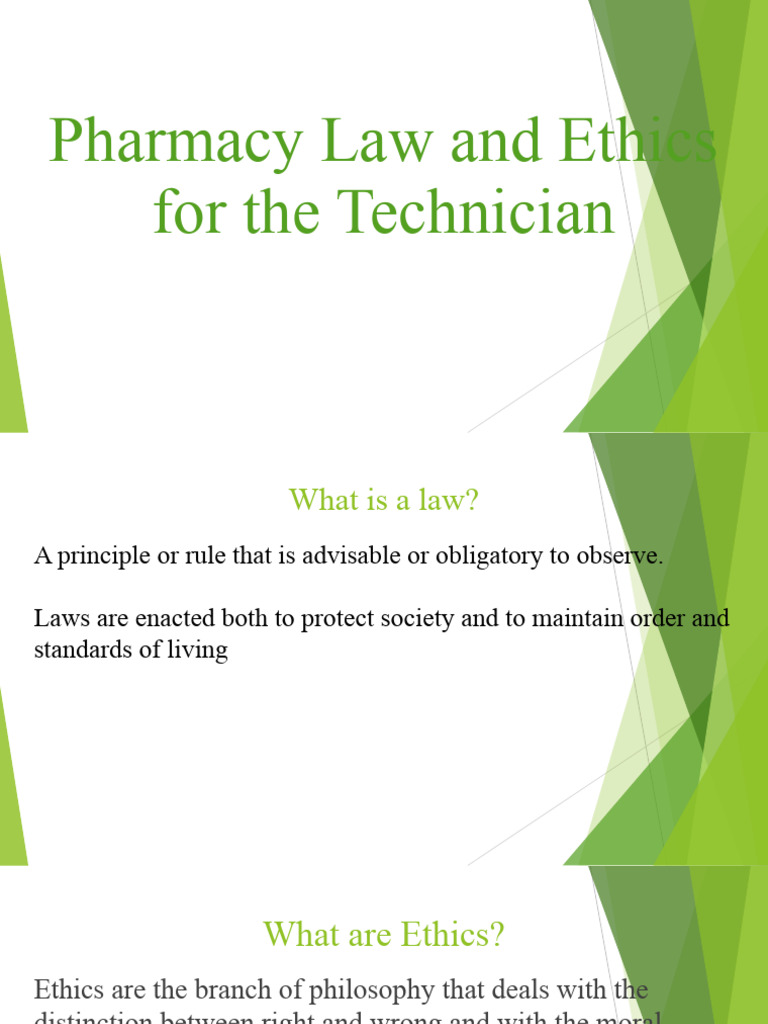 Chapter 3 Pharmacy Law and Ethics For The Technician | PDF | Tort | Crimes