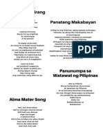 Isang Awit para Sa Pamilya | PDF