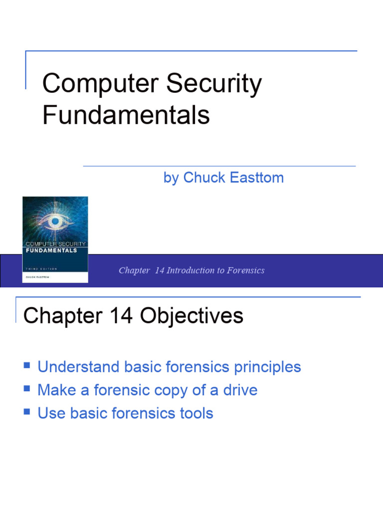 Easttom PPT 14 Final | PDF | Computer Forensics | Computing