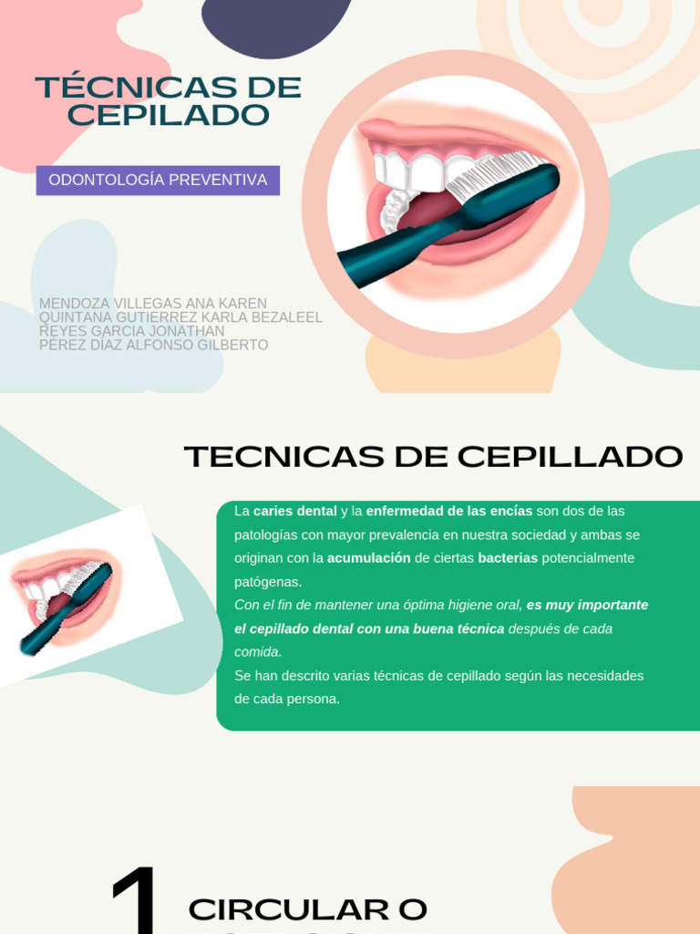 Técnica de Cepilado | PDF | Odontología | Higiene oral