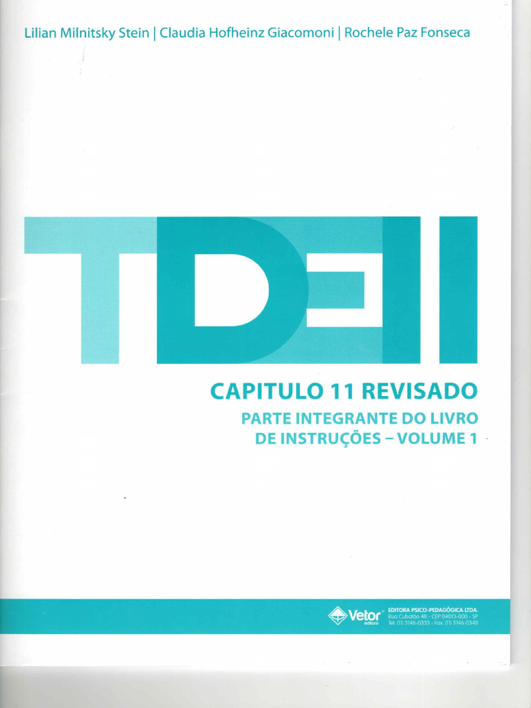 TDE II Errata Capítulo 11 Revisado | PDF