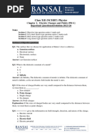 CBSE Class12 PYQs Electric Charges and Fields-1 | PDF | Electric Field ...