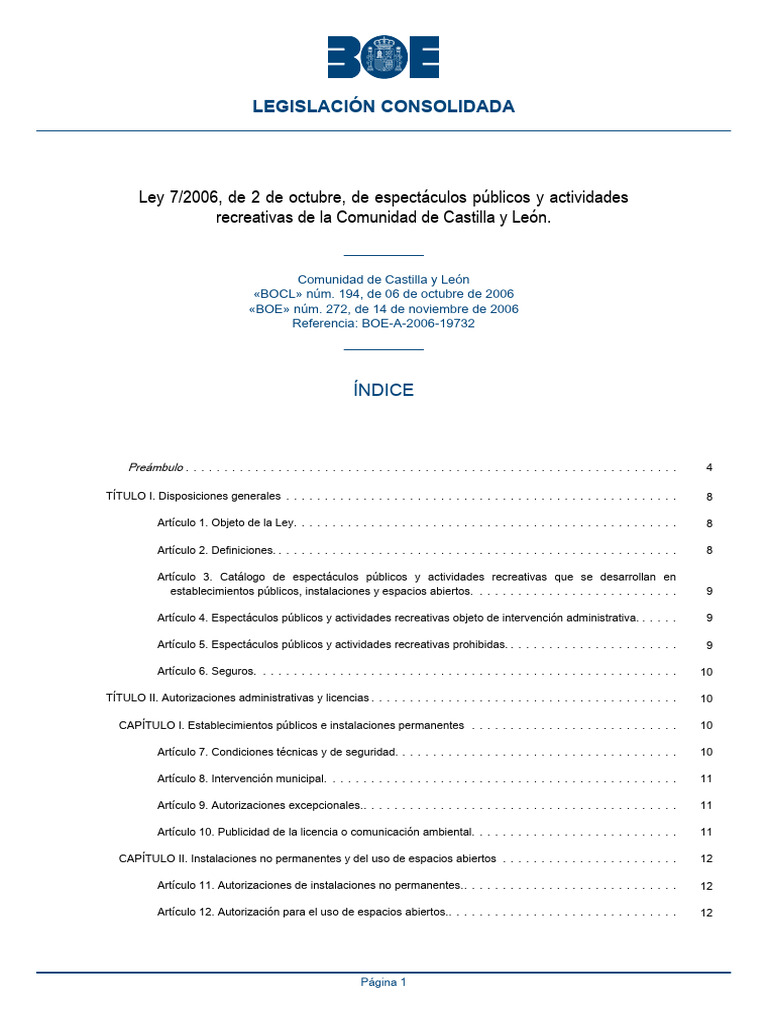 BOE A 2006 19732 Consolidado | PDF | Regulación | Póliza de seguros