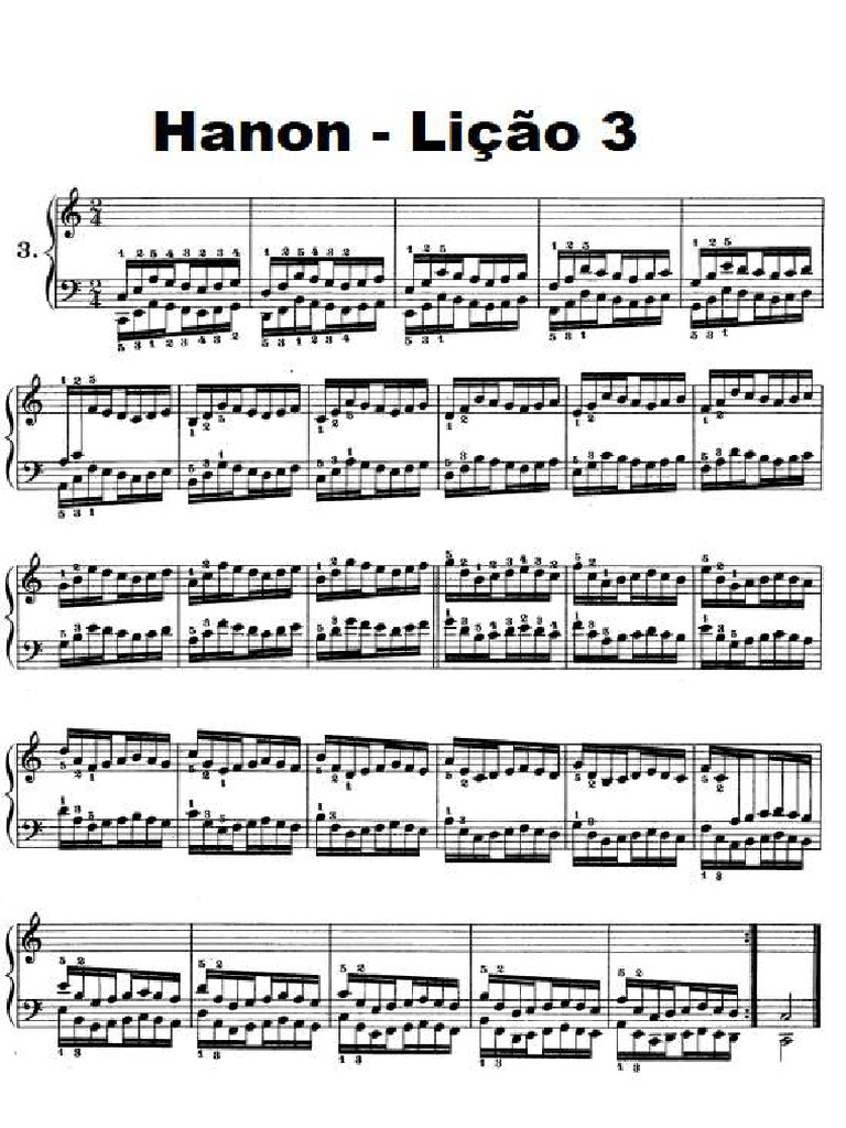Hanon 3 | PDF