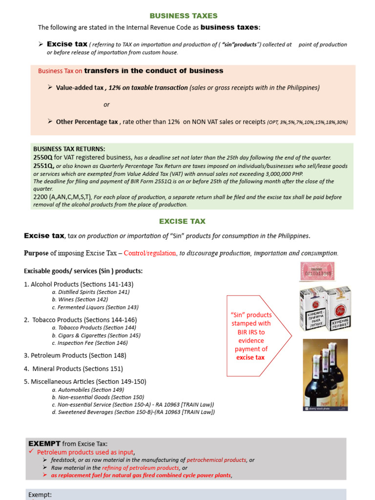 Module 4 Intro to Business Tax | PDF | Taxes | Value Added Tax