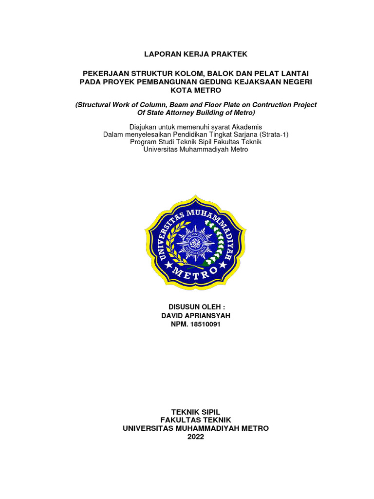 Laporan Kerja Praktek | PDF | Teknologi & Rekayasa