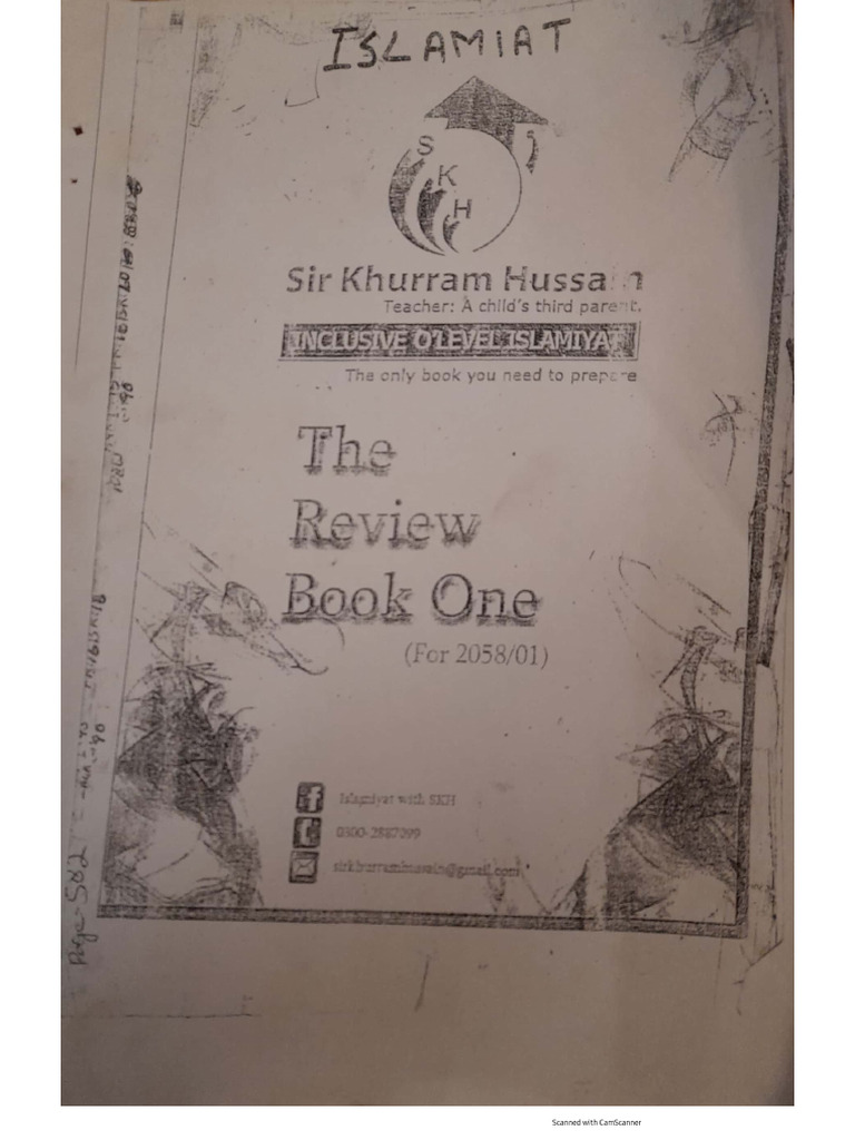 SKH The Review Book One | PDF