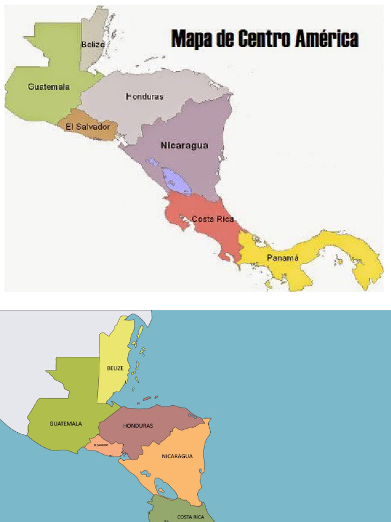 mapa de centro america | PDF