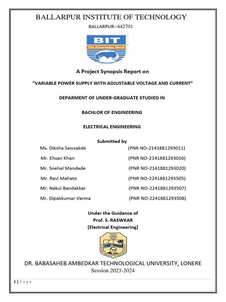 Project Report FINAL1 | PDF