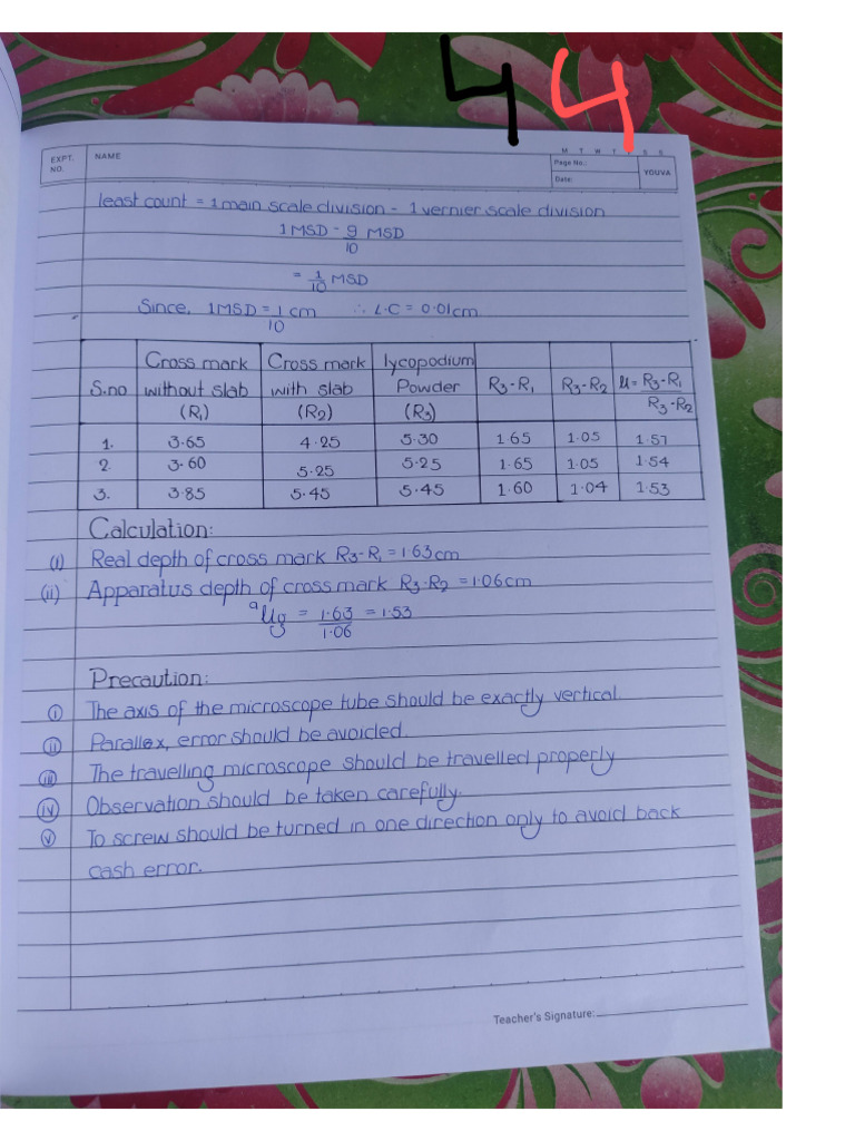 Physics Practical Class 12 | PDF