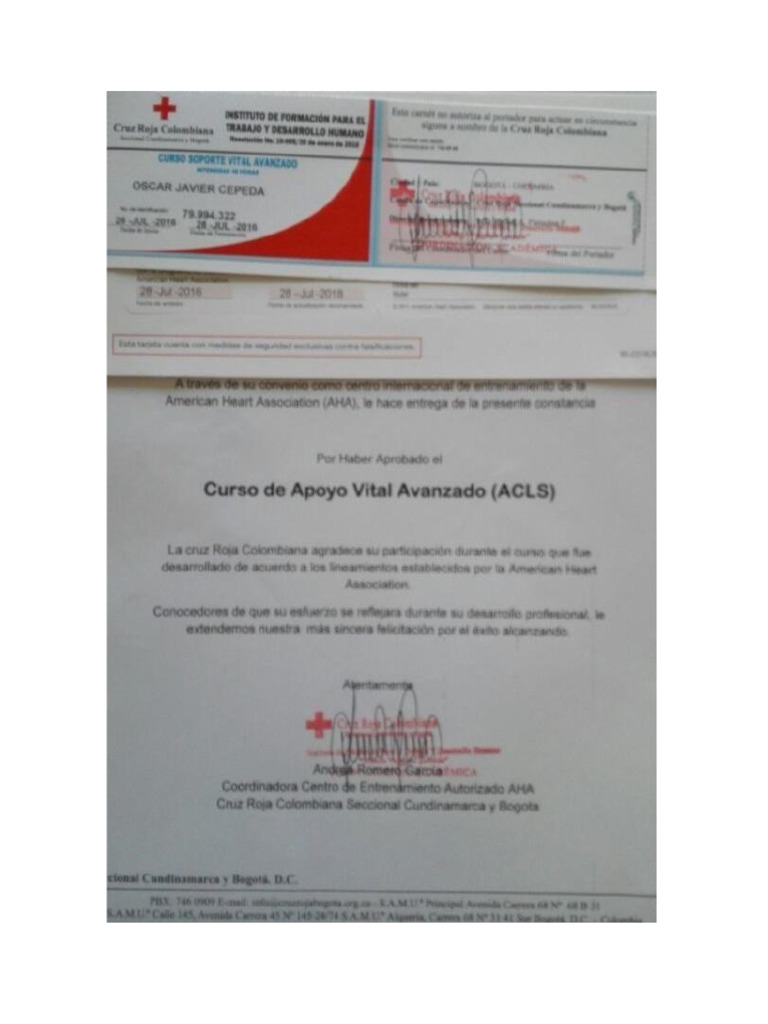 Certificados SVB y SVA | PDF