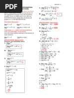 Grade12 Math Formula Sheet | PDF