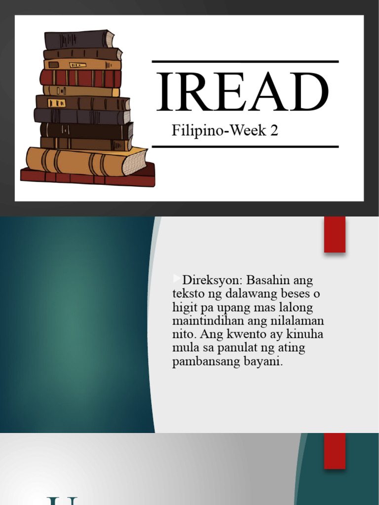 IREAD WEEK2 Filipino | PDF