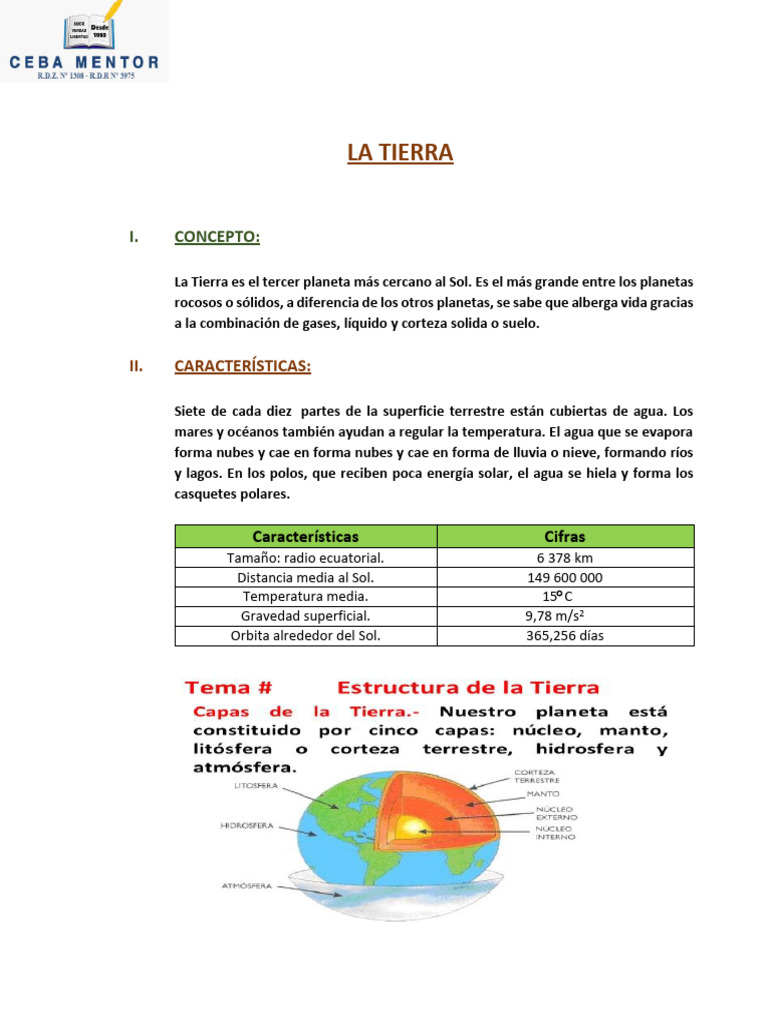La Tierra | PDF | Tierra | Agua