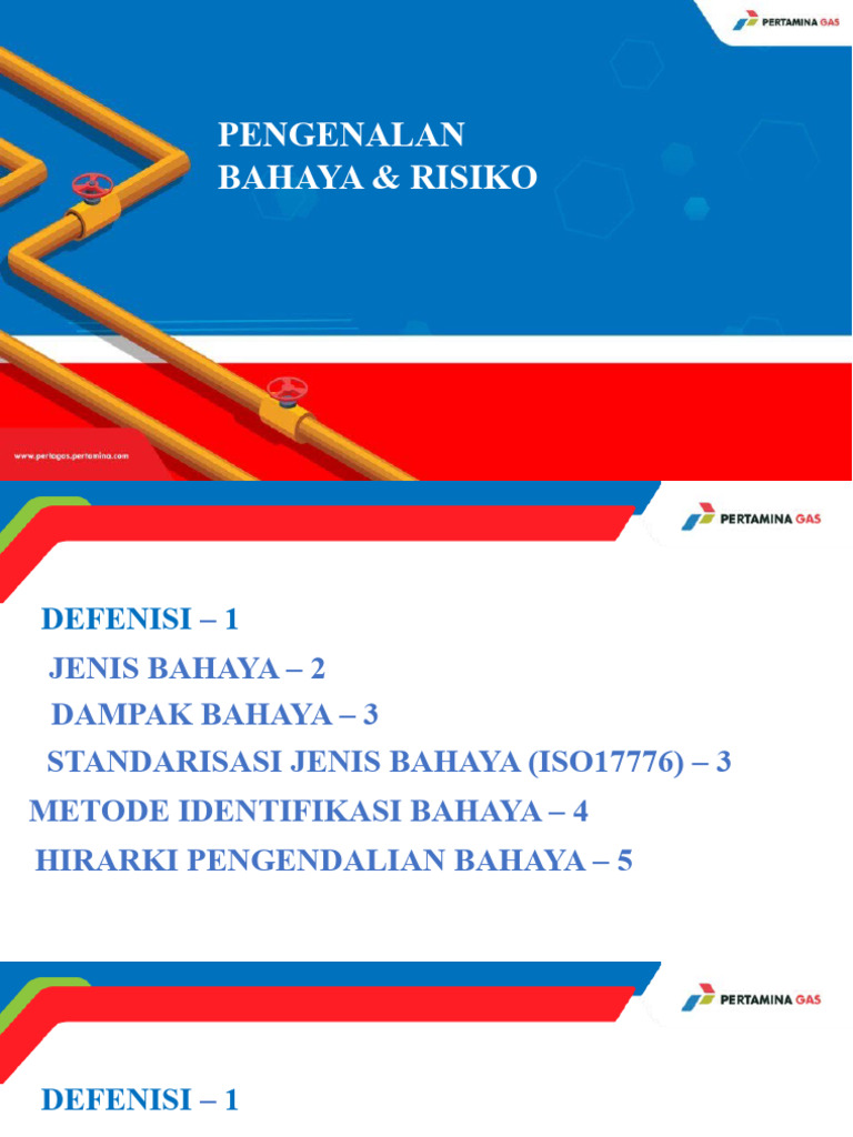 Definisi Bahaya dan Risiko Keselamatan | PDF