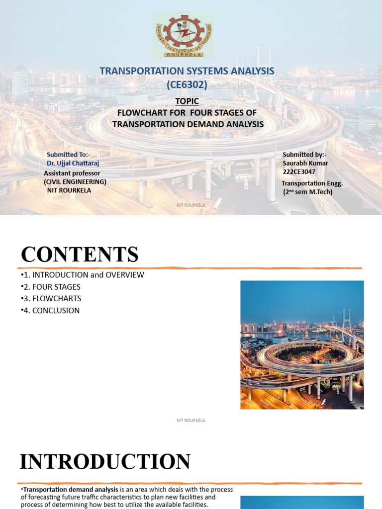 Stages of Traffic Planning and Modelling | PDF | Applied Mathematics ...