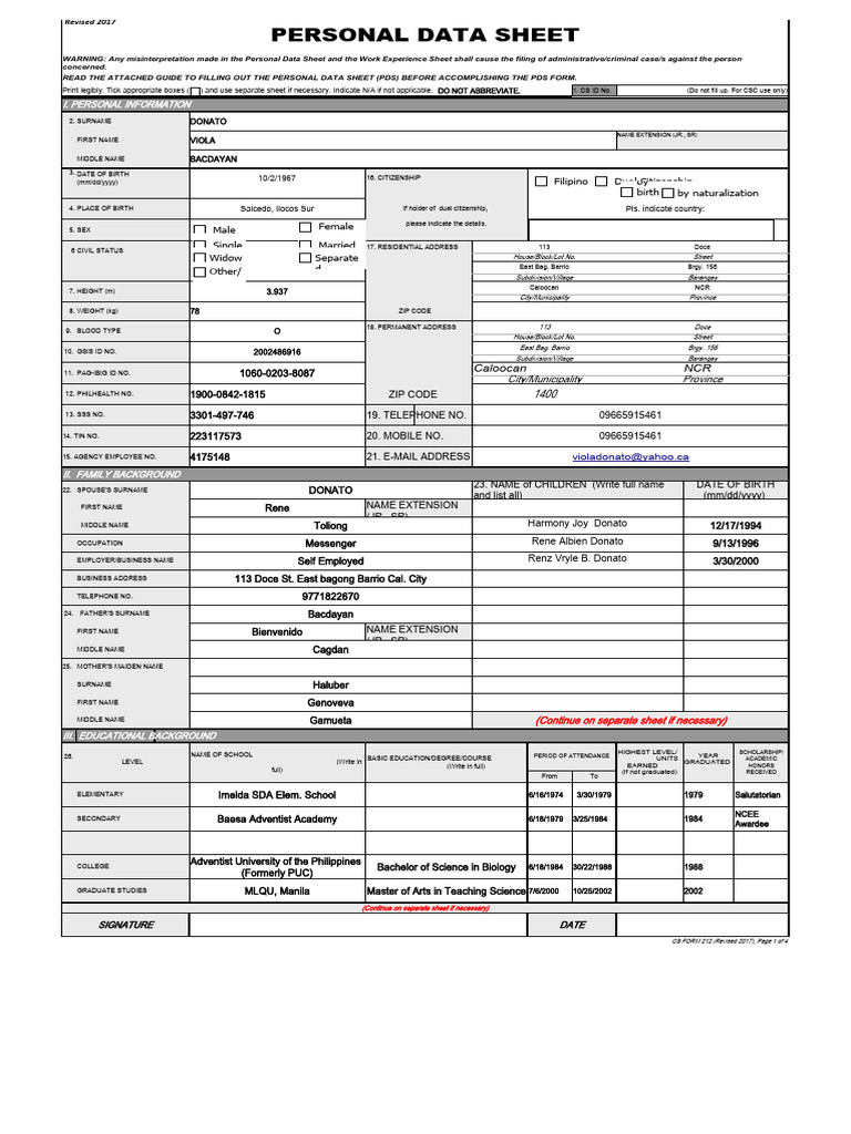 PDS 2023 | PDF | Teachers