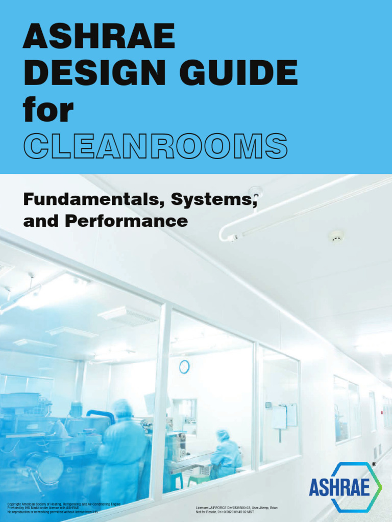 Ashrae Cleanroom Design Guide Reduc | PDF | Physical Sciences | Applied ...