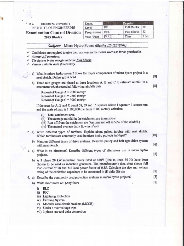 Micro Hydro | PDF | Hydroelectricity | Power Engineering