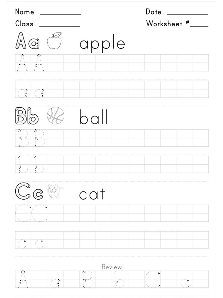ABC Activity Printables | PDF