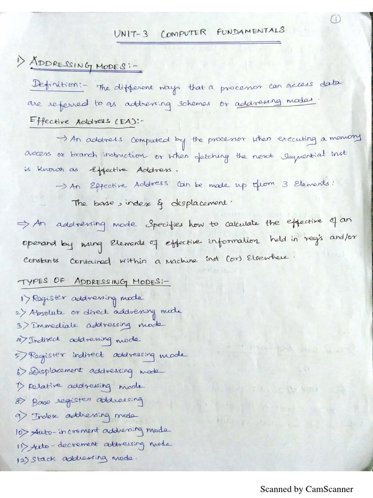 DPCO U-3 Written Notes | PDF