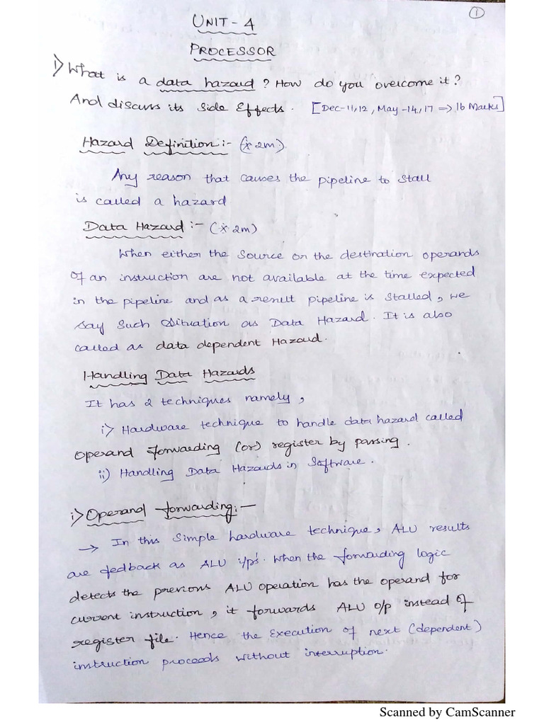 DPCO U-4 Written Notes | PDF