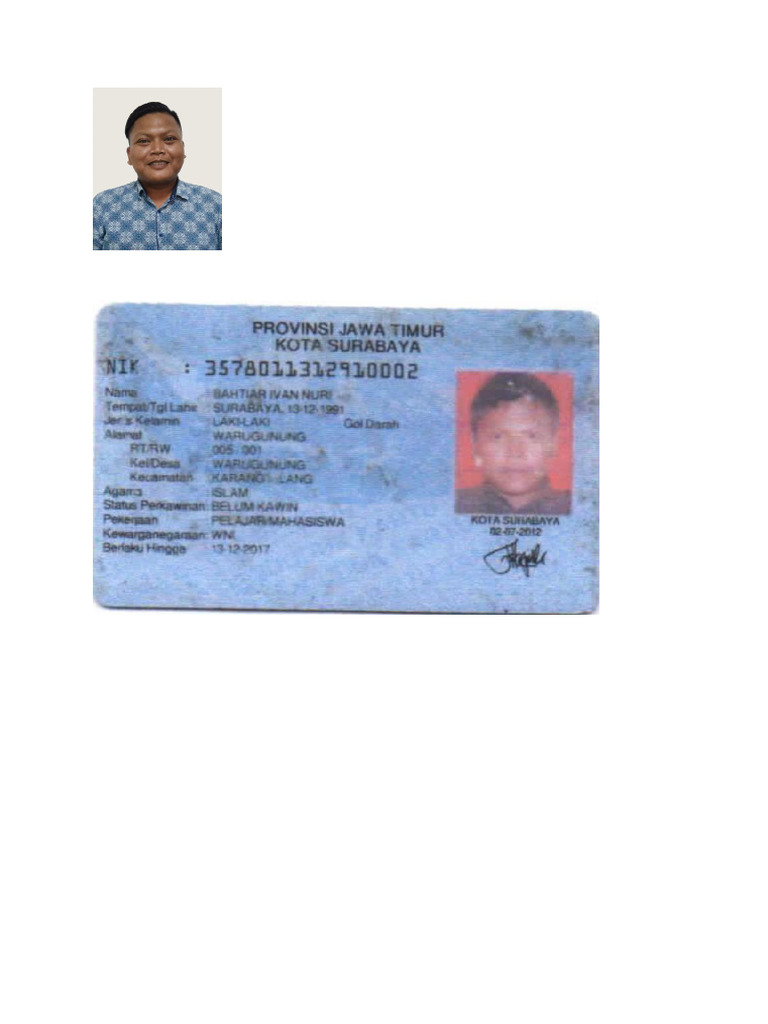 Data - SKT Bahtiar Ivan Nuri TT 023 KLS 1 | PDF