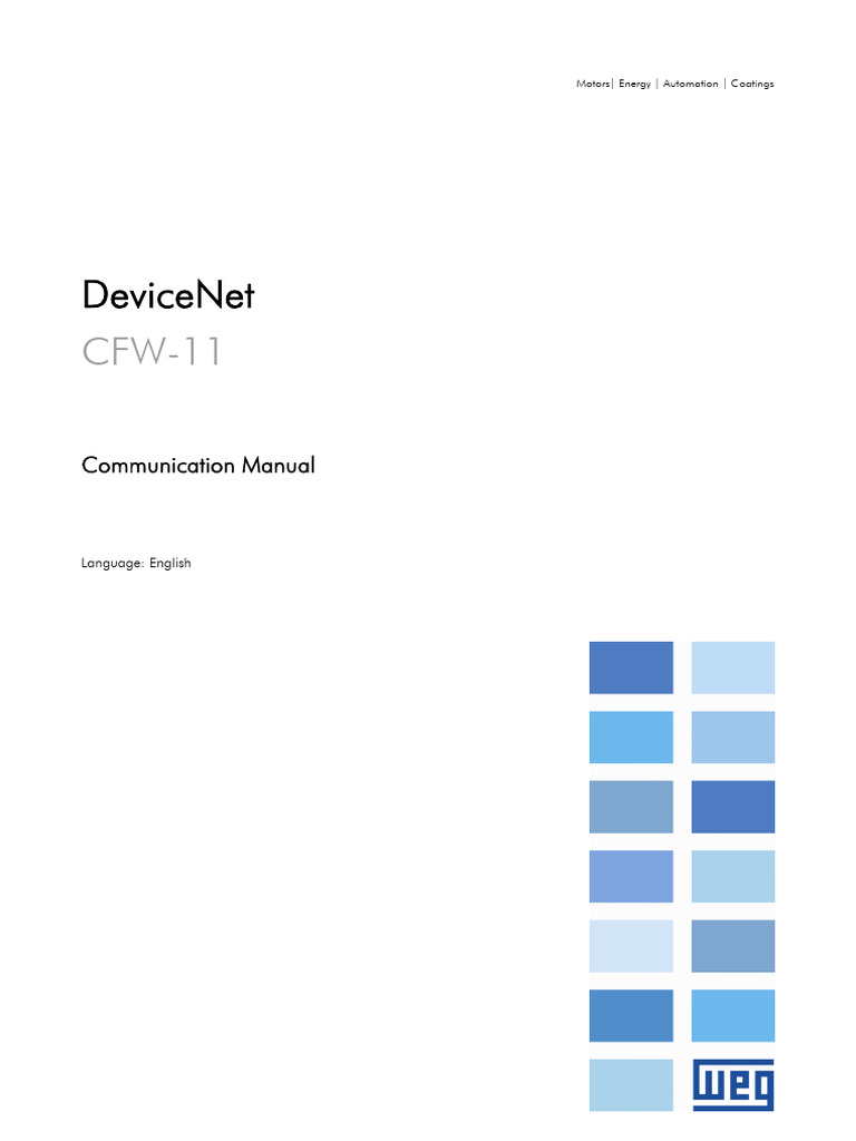 WEG CFW11 DeviceNet Comms Manual | PDF | Osi Model | Computer Network