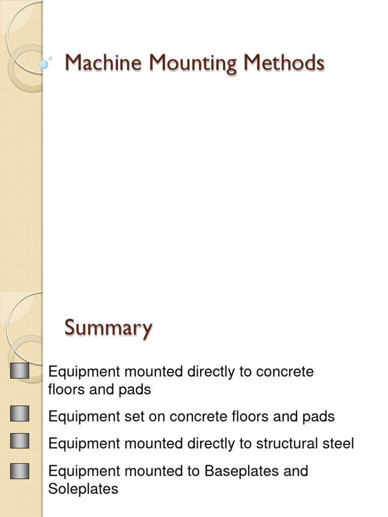 IMM2440-9 Mounting Methods | PDF | Screw | Concrete