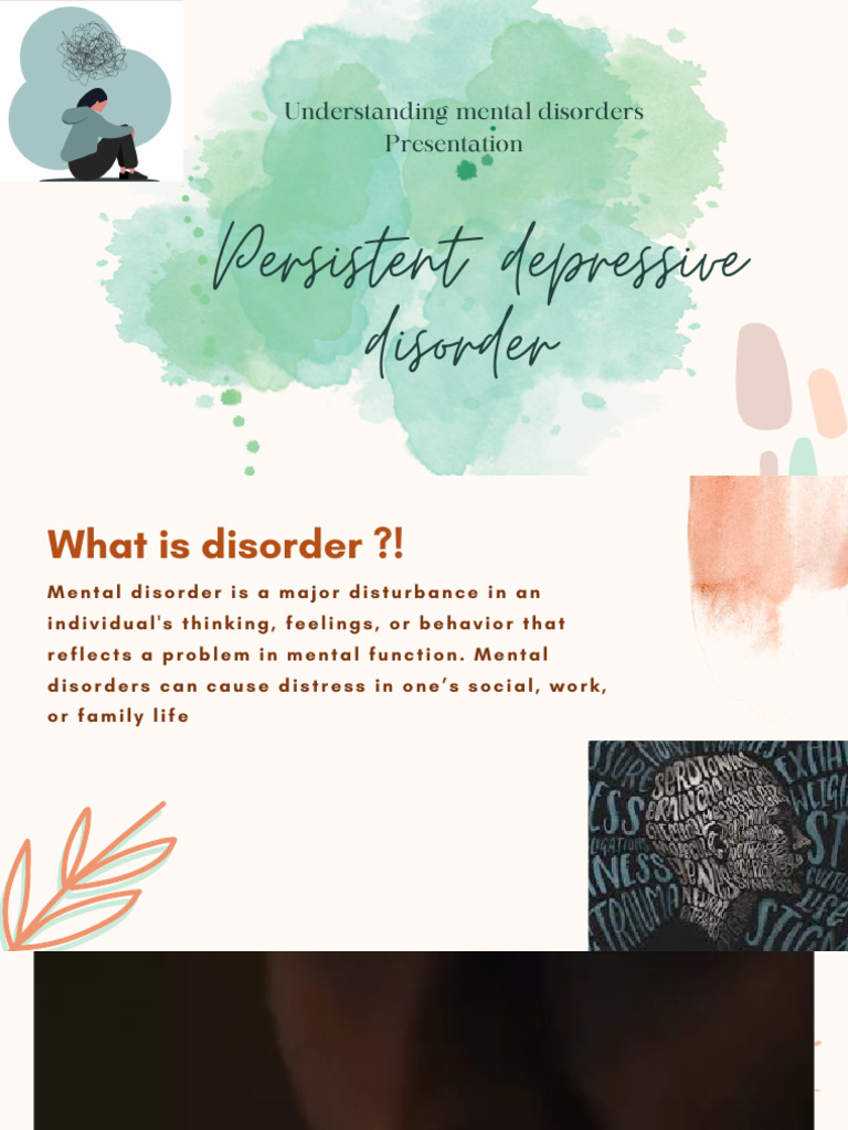 Persistent Depressive Disorder | PDF | Major Depressive Disorder ...