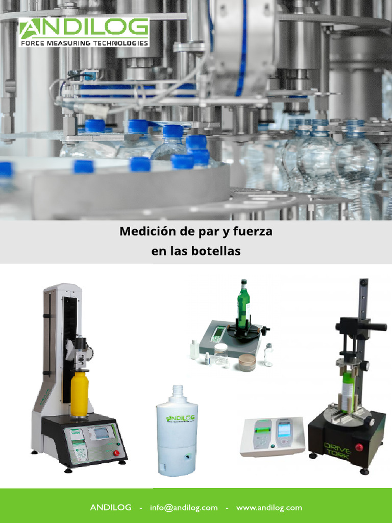 ES Pruebas de Botellas - Gama Anditork Drivetork Topload y Extractor V1 20190319 | PDF ...