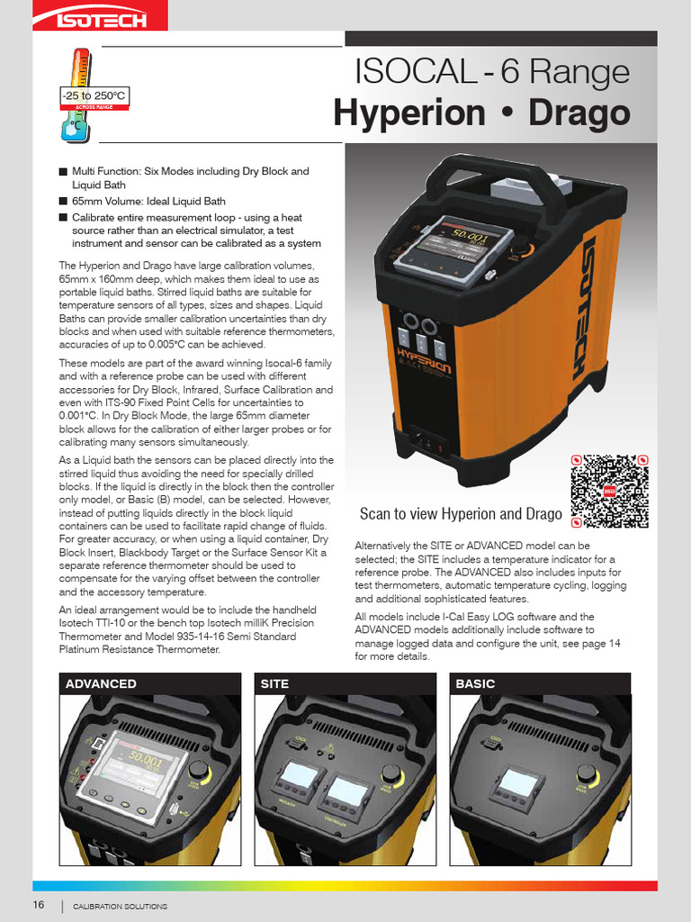 Isocal 6 | Download Free PDF | Thermometer | Calibration