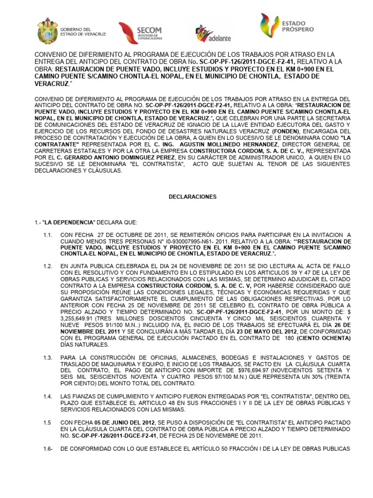 Conv Dif 0+900 El Nopal | PDF | Finanzas y dinero