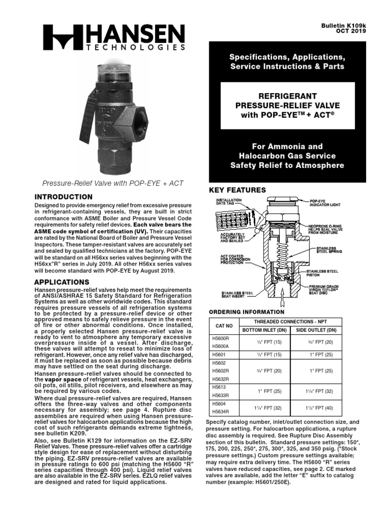 Vseg Hansen | PDF | Valve | Pipe (Fluid Conveyance)
