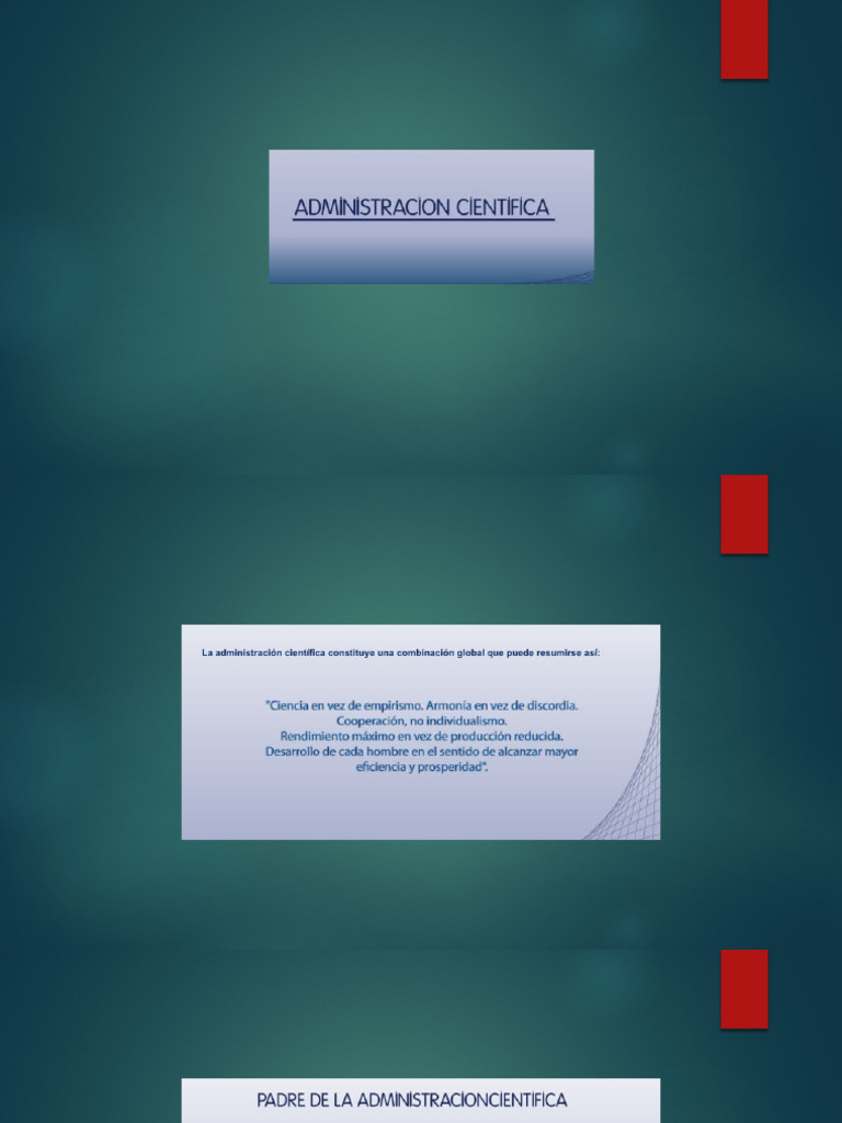 Administracion Cientifica | PDF