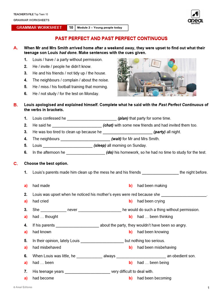 Ae Tt1021 Grammar Worksheet 10 | PDF | Linguistics | Grammar